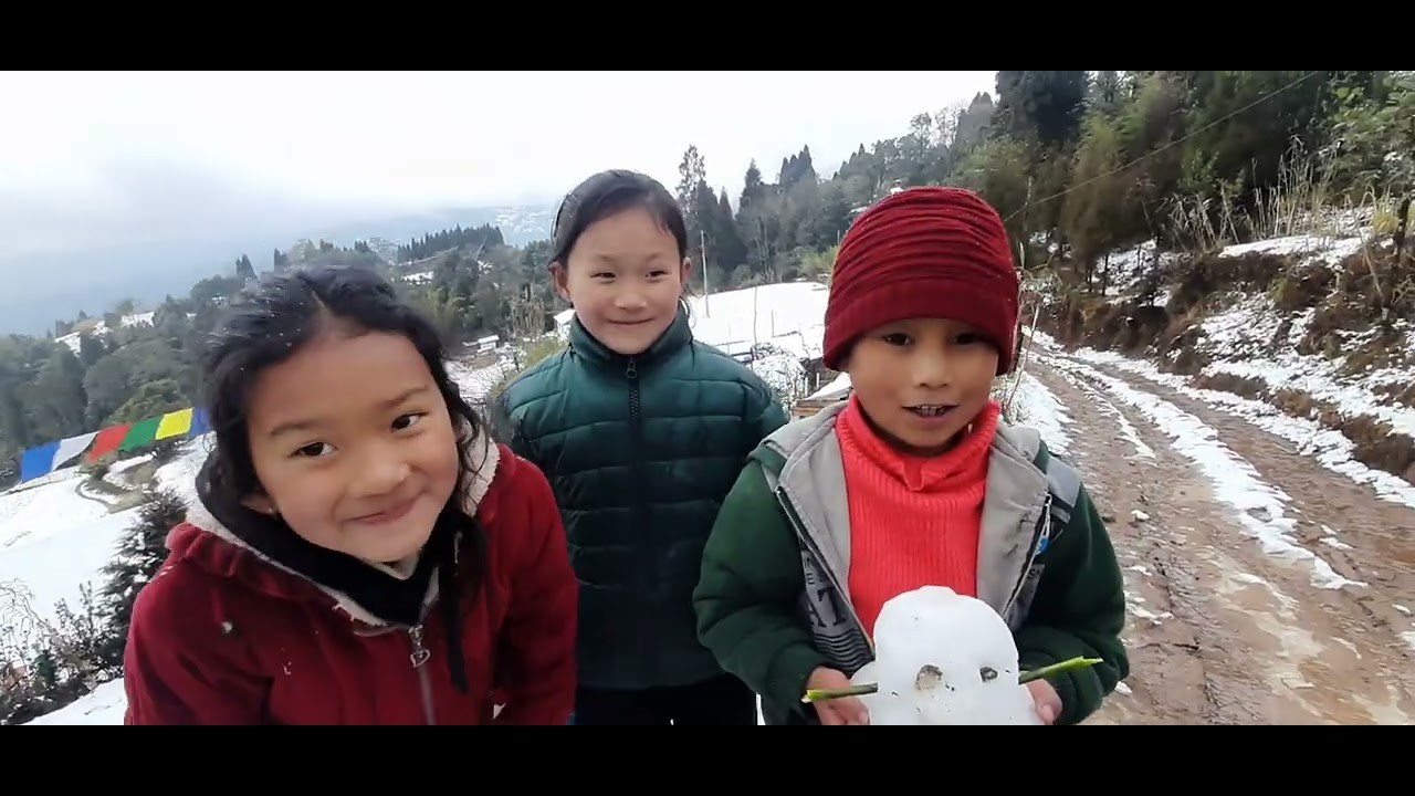 snowfall at Simana ||indo-nepal border|| - YouTube