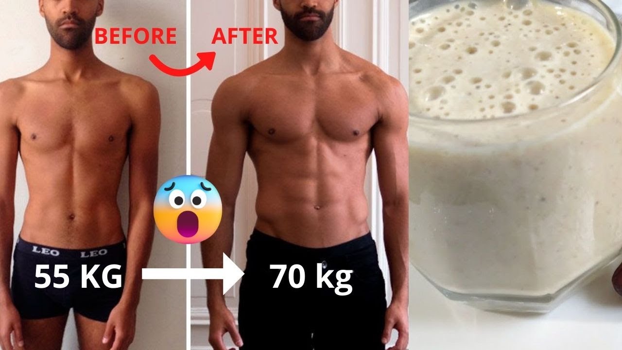 How To Gain Weight Fast In 1 Week! Protein shake with 50g protein ...