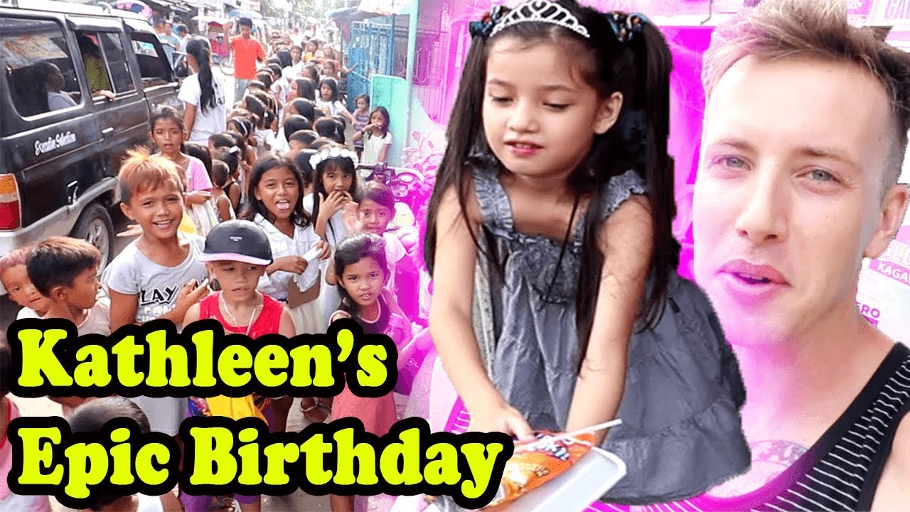 KATHLEENS AMAZING 8TH BIRTHDAY |Fil-Am kids in the Philippines - YouTube
