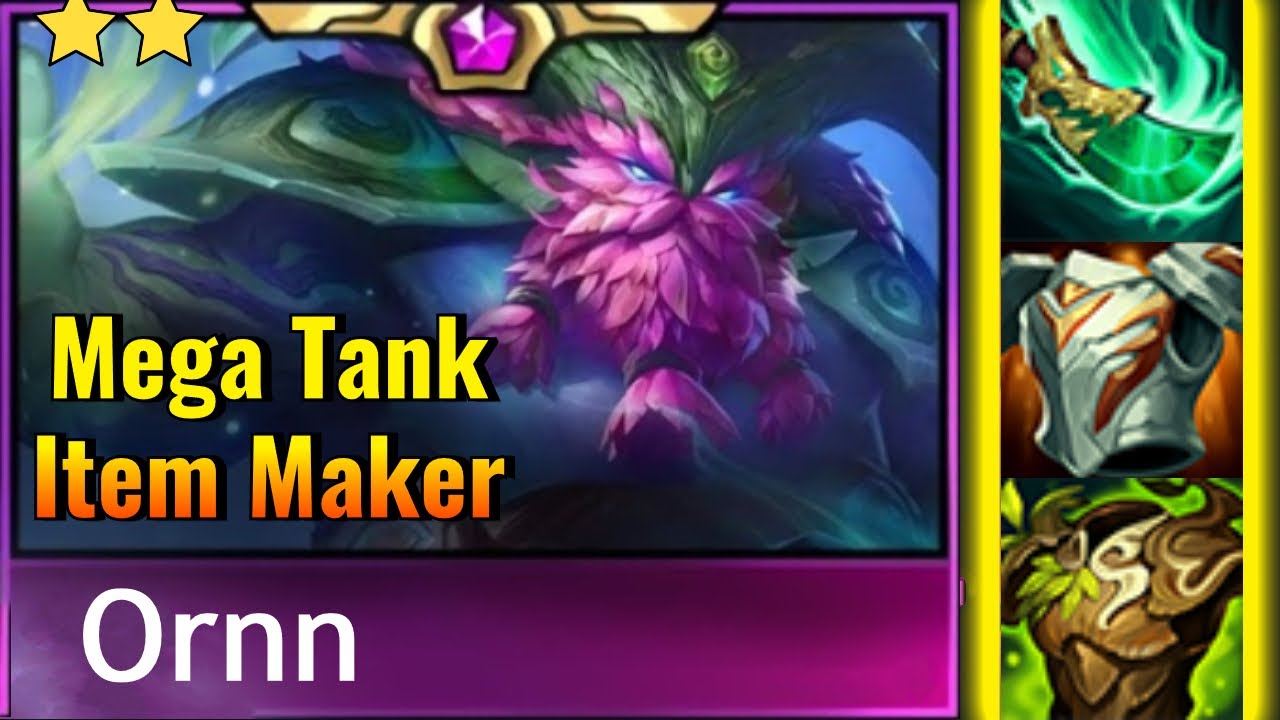 Secret Weapon! Ornn - The BEST Tank & Item Maker (TFT Set 11 Hyper Roll ...