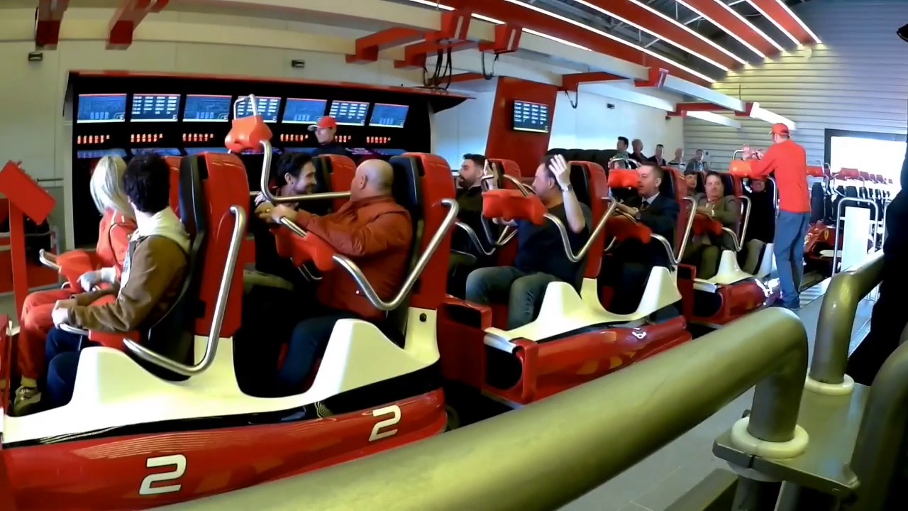 RED FORCE TIMELAPSE - QUEUE LINE + RIDE - YouTube