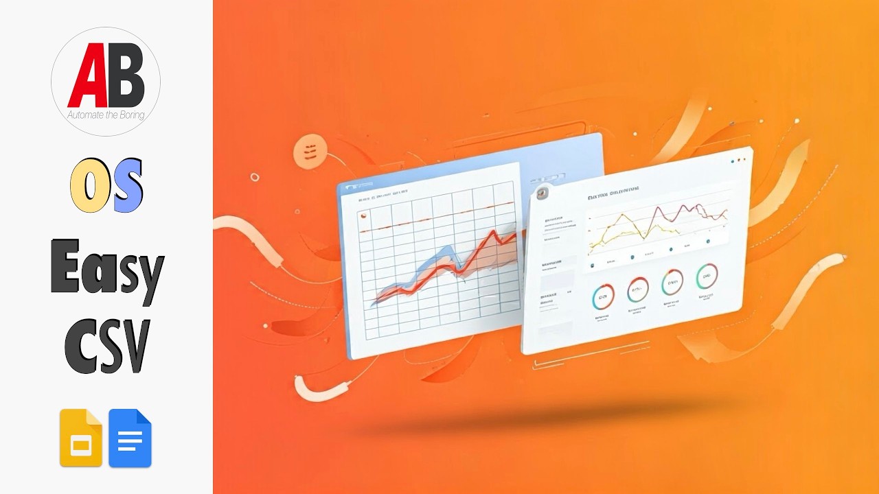 Easily Import CSV Data into Google Docs and Slides: OneScript - YouTube