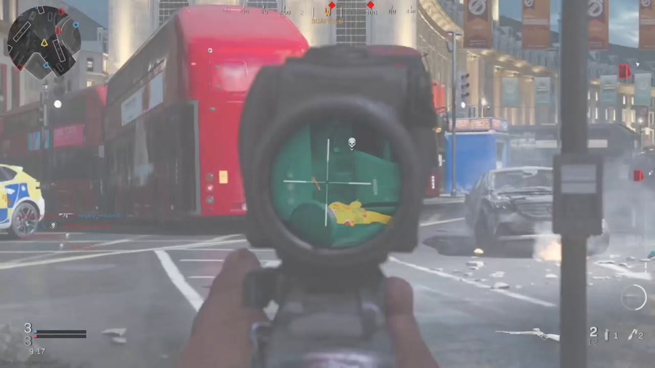 Call of duty modern warfare learning how to quick scope - YouTube