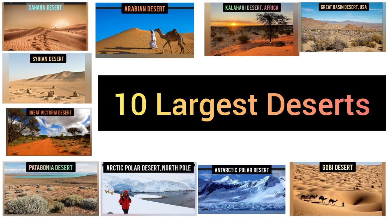 Top 10 Largest Deserts in the World | Largest Desert in the World ...