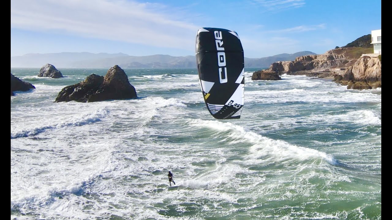 Eric Rienstra Kitesurfing at Ocean Beach - YouTube