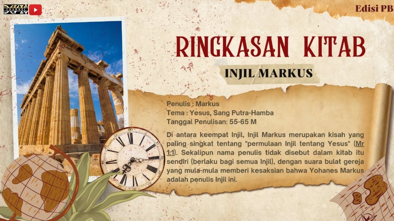 Ringkasan Kitab "Injil Markus" Edisi.PB - YouTube