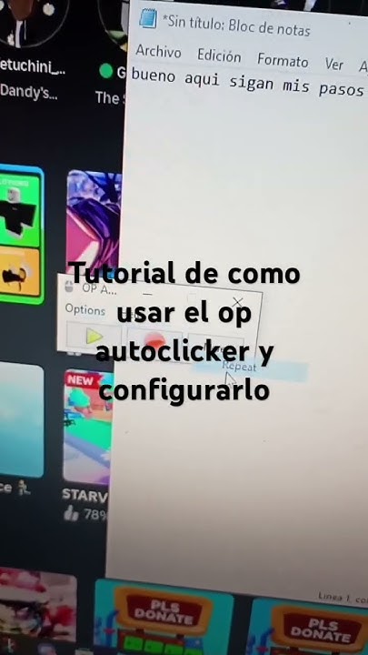 Tutorial de como usar el op autoclicker y configurarlo - YouTube