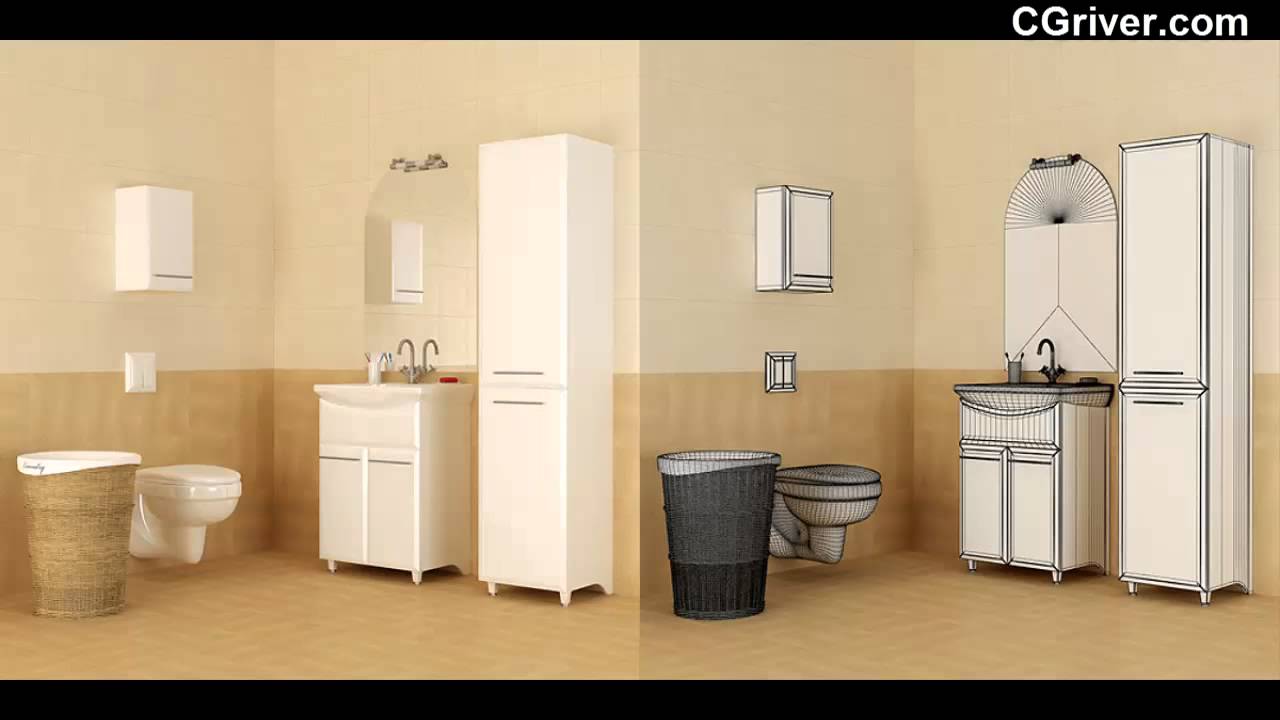 CGAixs Vol. 2 - Photo-Realistic 3D Bathrooms - CGriver.com - YouTube