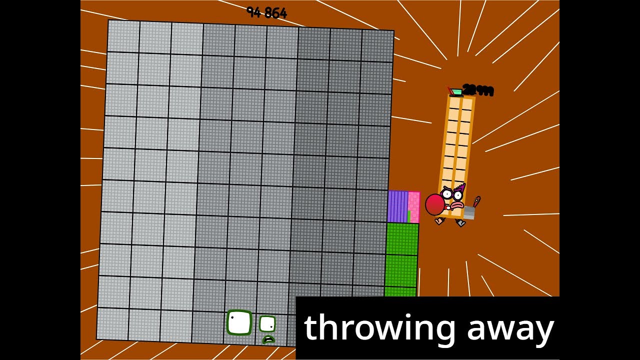 VYOND 12: pulling numberblocks out of a cake - YouTube