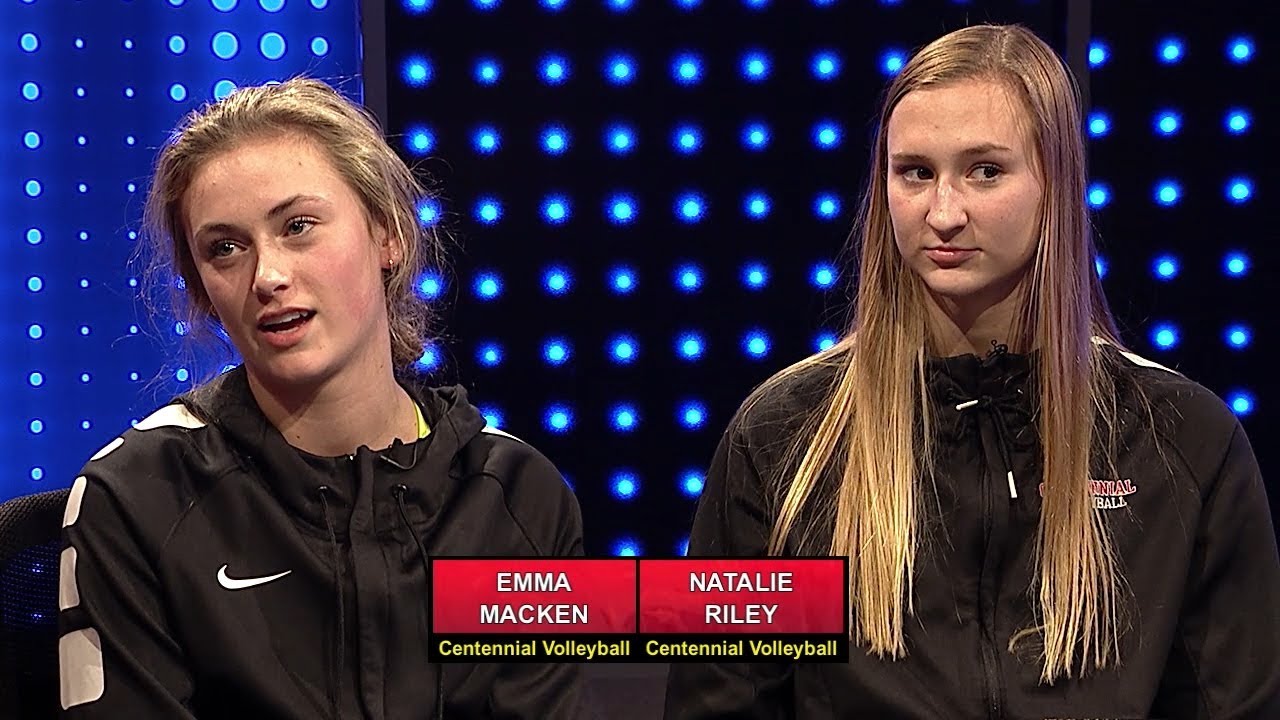 Centennial Volleyball Interview - Sports Den Fall Finale 2018 - YouTube