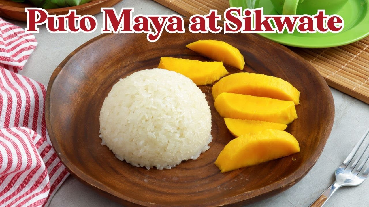 Puto Maya at Sikwate | Sticky Rice Cake | Tsokolate - YouTube