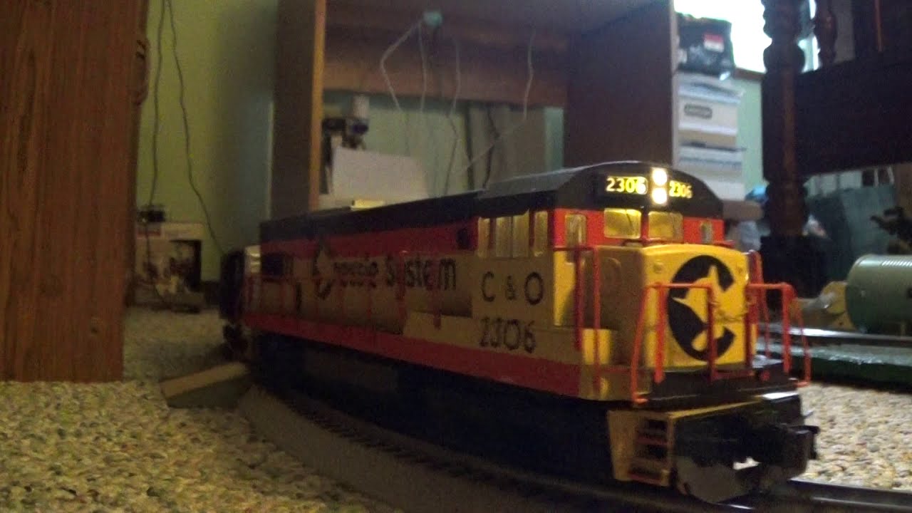 Atlas Trainman Chessie System GE U23B Engine Pulling 4TH Of July And ...
