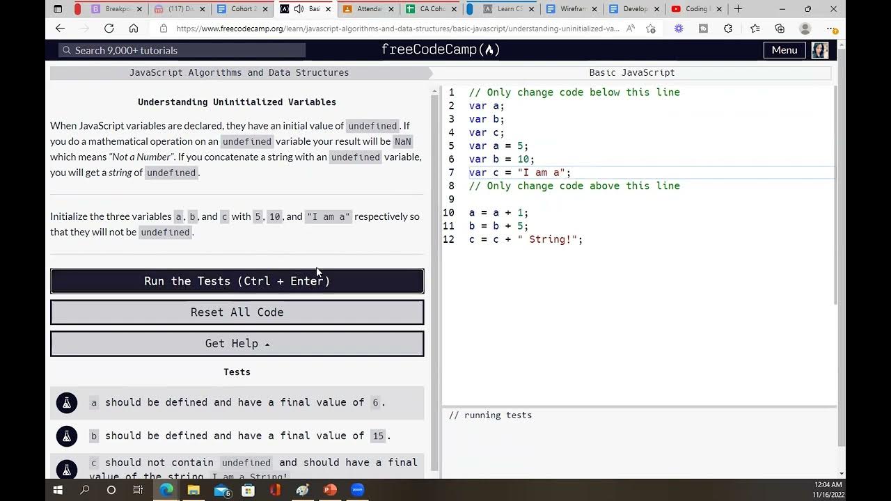 Basic JavaScript - JavaScript Algorithms and Data Structures - YouTube
