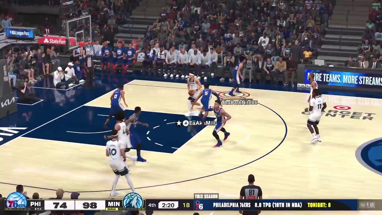 NBA 2K The Decision 2026 Season 76ers @ Timberwolves. - YouTube