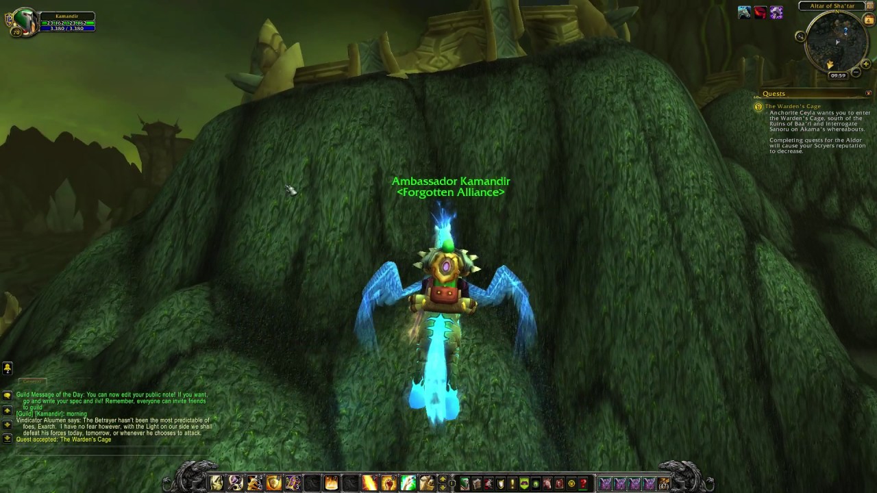 WoW quest #3875 The Warden's Cage - YouTube