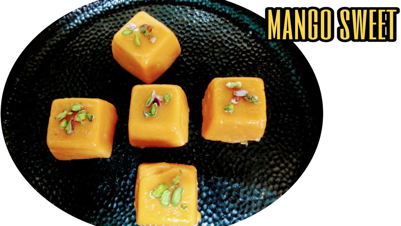 mango sweet in 5 minutes tasty and healthy //😋 - YouTube