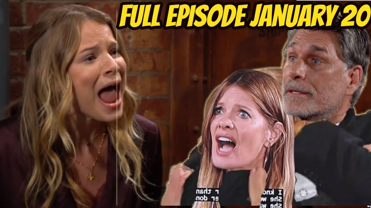 Full Episode Young And The Restless Friday, January 20 | Y&R Friday 1 ...