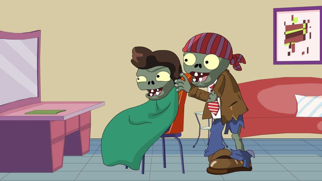 Plants vs. Zombies Animation : Pan cover hairstyle - YouTube