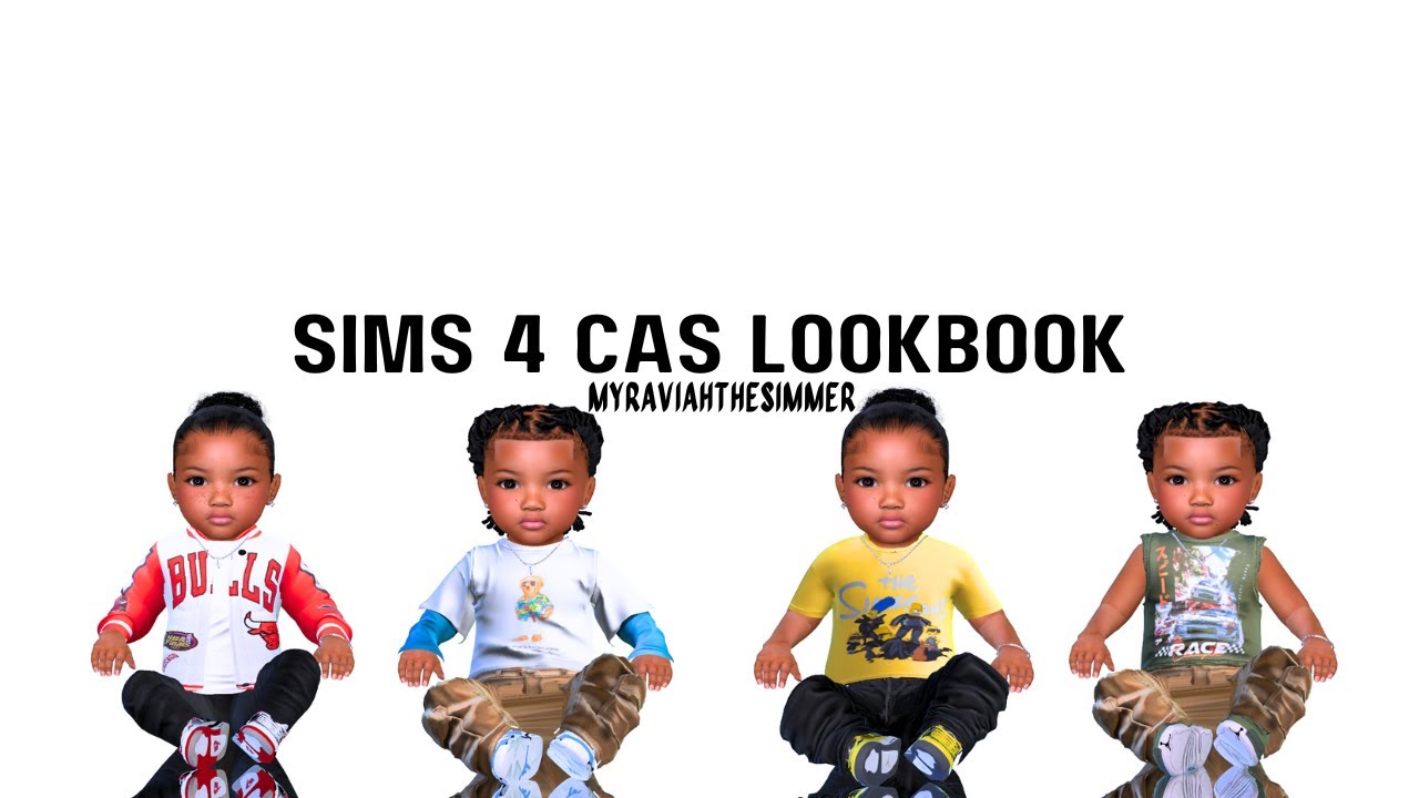 Sims 4 Infant CAS Urban Lookbook Pt.5 | Boys | CC Links - YouTube