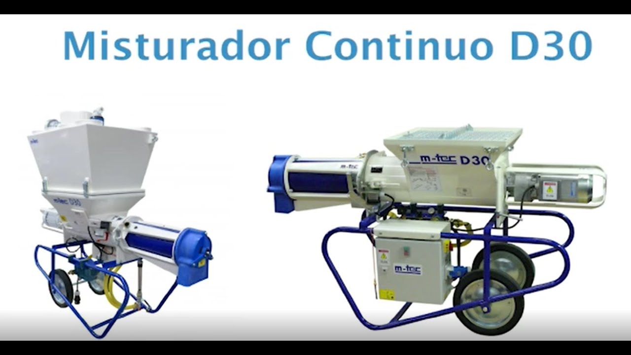 Misturador Contínuo D30 - YouTube