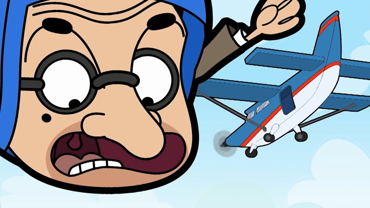 Sky Dive Bean | Funny Clips | Mr Bean Cartoon World - YouTube