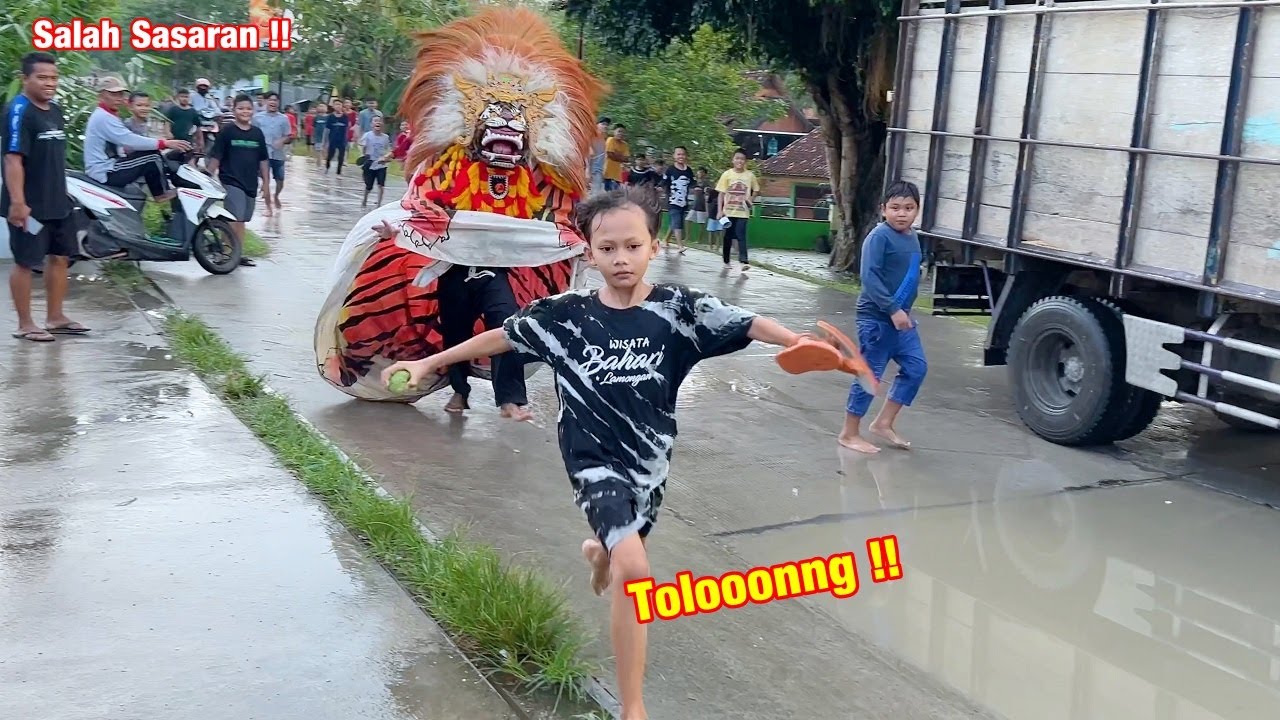 DIKEJAR BARONGAN NGAMUK !! Bocil Bocil Jail Kabur Lari Ketakutan - YouTube