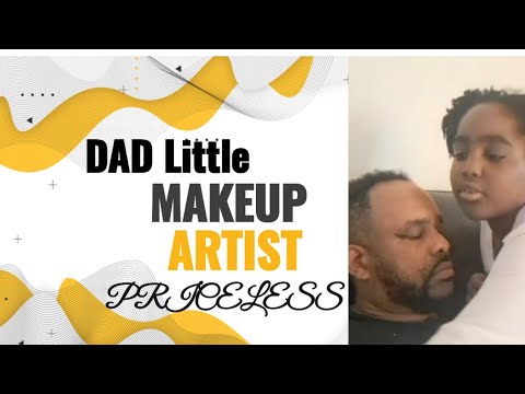 Daddy Getting Makeup Done 🤣 - YouTube