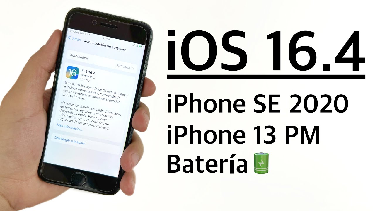 Review de iOS 16.4 (iPhone SE 2020) - YouTube