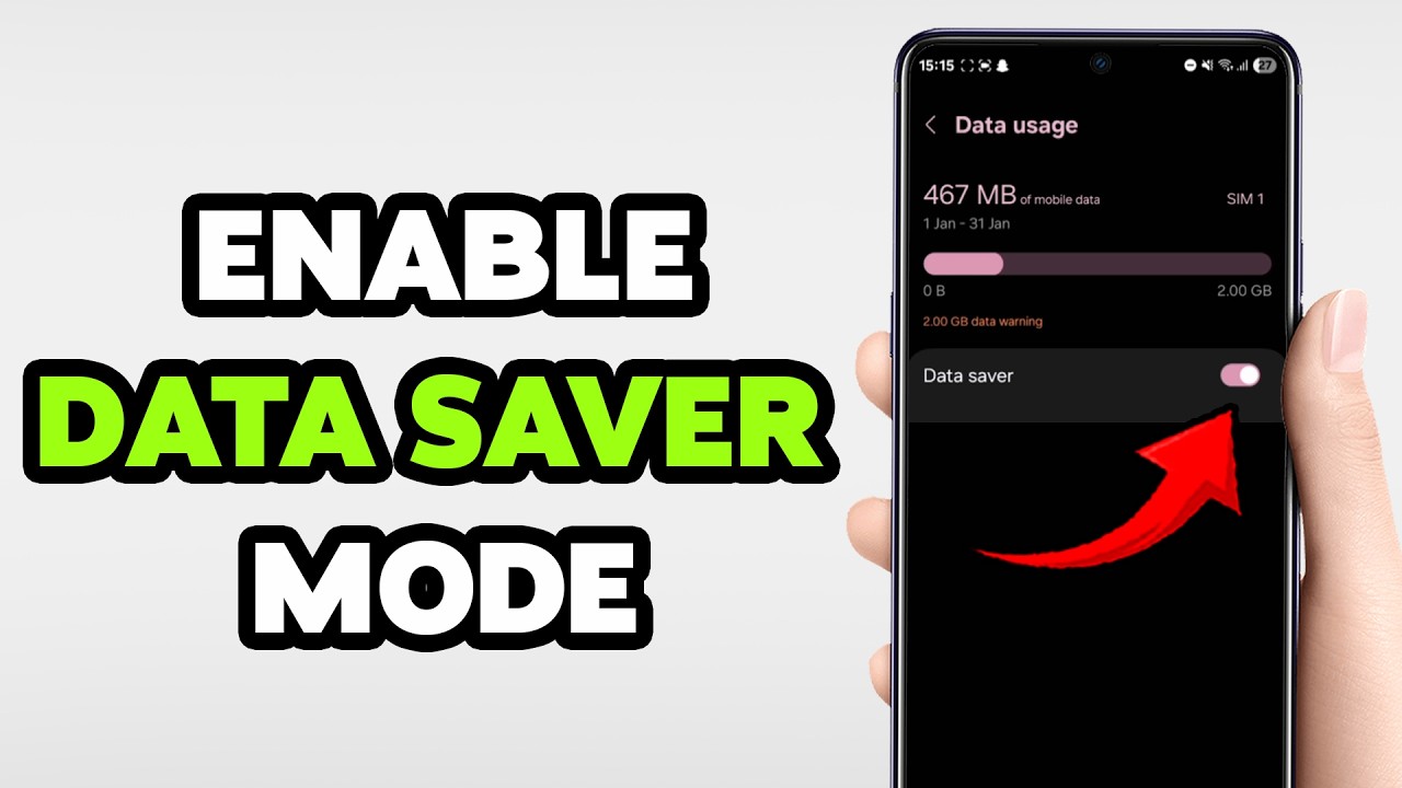 How To Enable Data Saver Mode On Android Devices | Turn On Data Saver ...