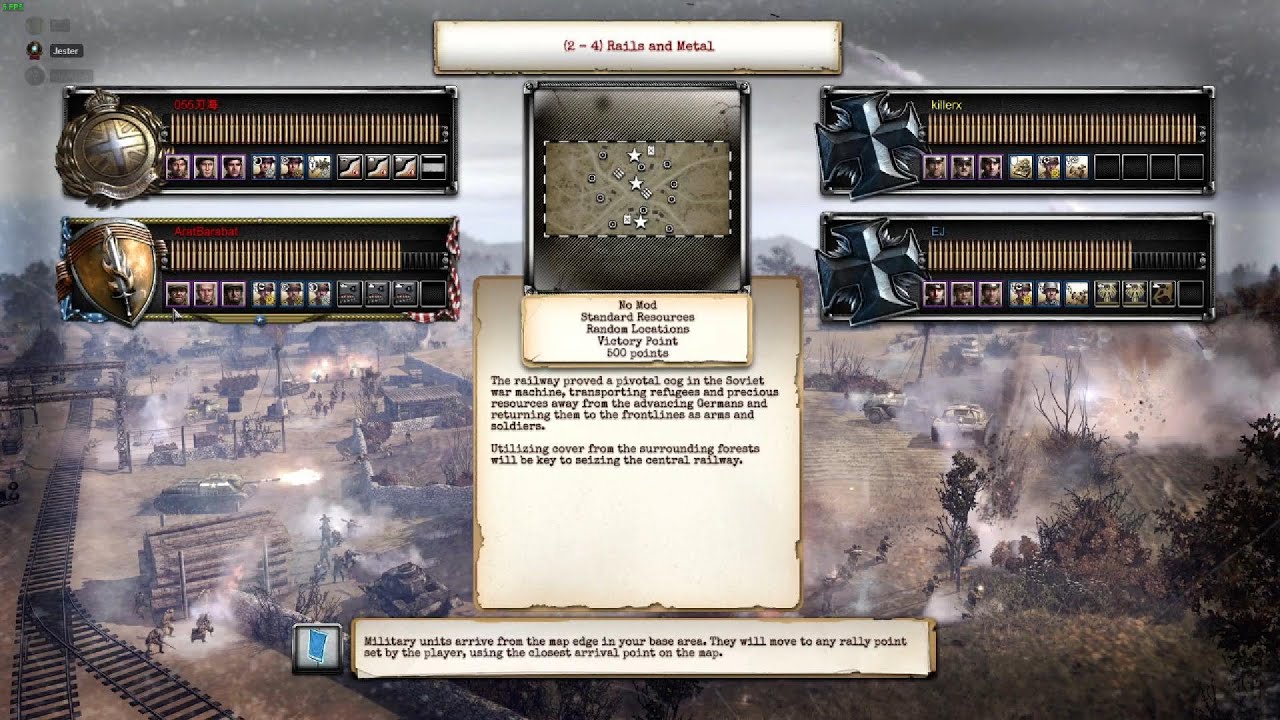 Intense 2 v 2 battle High rank game play! COH2 {Company of heroes 2 ...