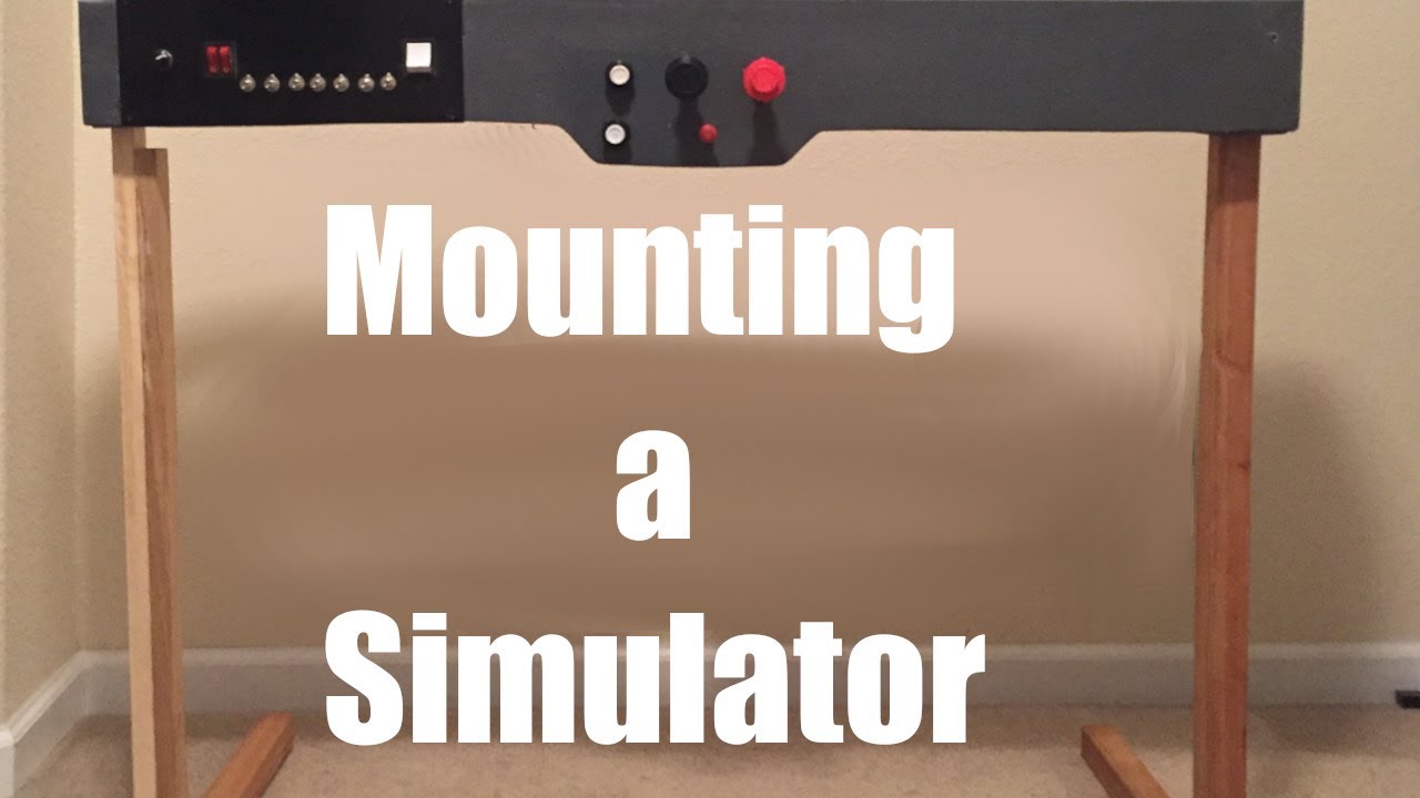 How to make a C172 Simulator Mount | Captain Bob - YouTube
