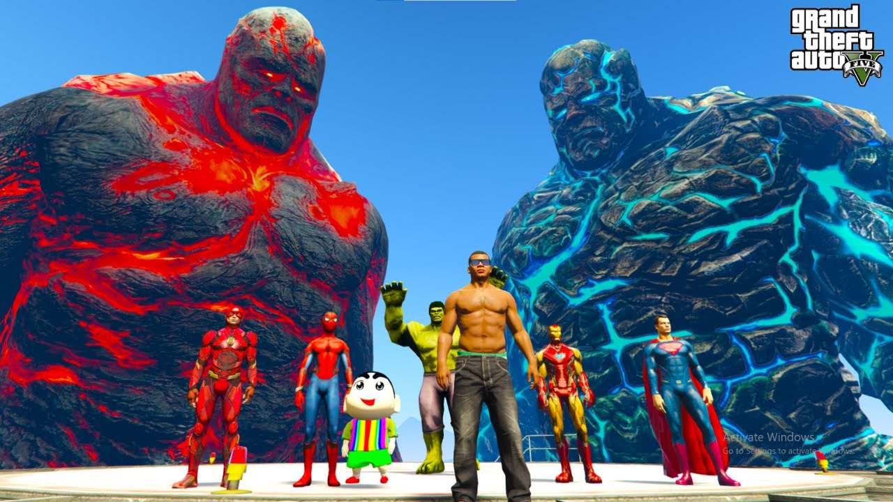 Giant Titans Versus Avenger Army || GTA5 MODS - YouTube