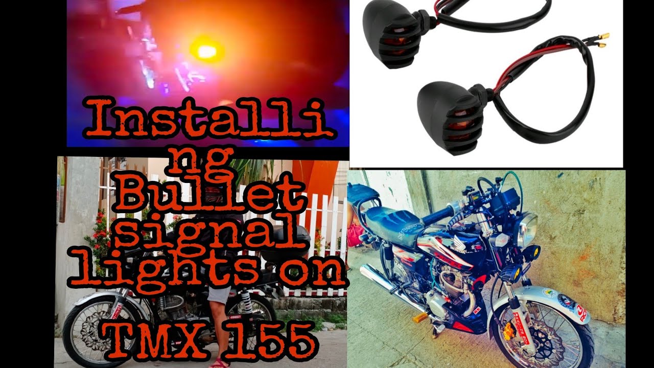 Unboxing/Installing a Bullet Signal Light For TMX 155 - YouTube