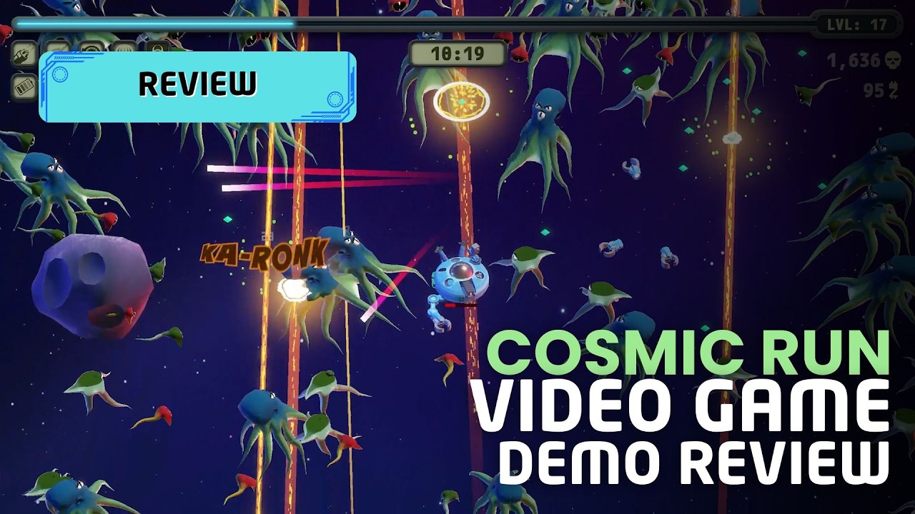 Cosmic Run First Look - Alien Hordes & Endless Upgrades - YouTube