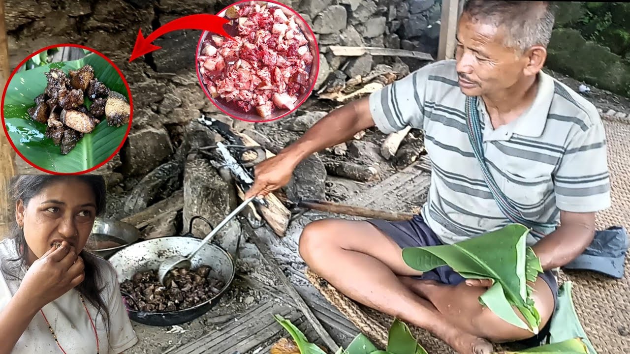 Village Pork Curry In The Kitchen || Nepal Village Cooking Style ...