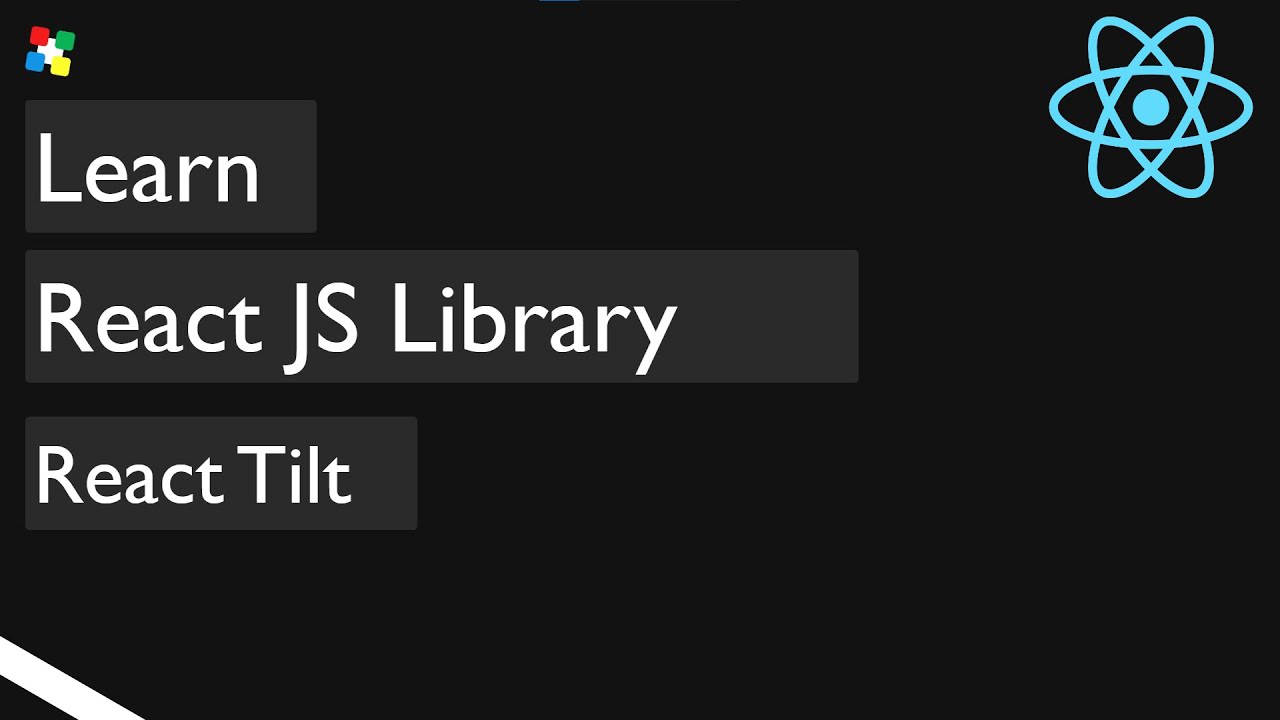 React Library React Tilt React Js Reactjs Reactjstutorial Youtube 8280