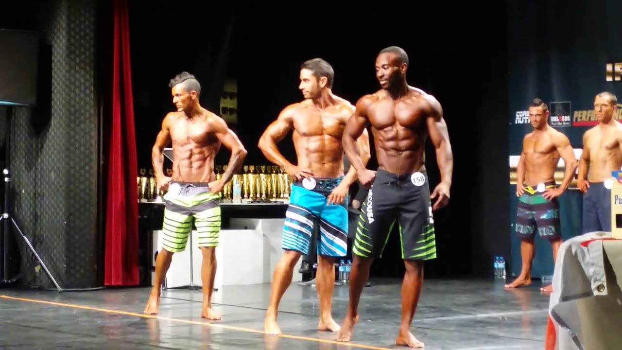 Men's Physique IFBB France 2015 -1m70 - YouTube