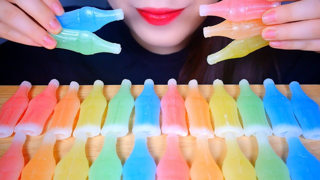 Asmr Nik L Nips Wax Bottles 닉클립 왁스병 먹방 Mukbang Eating Sounds Youtube