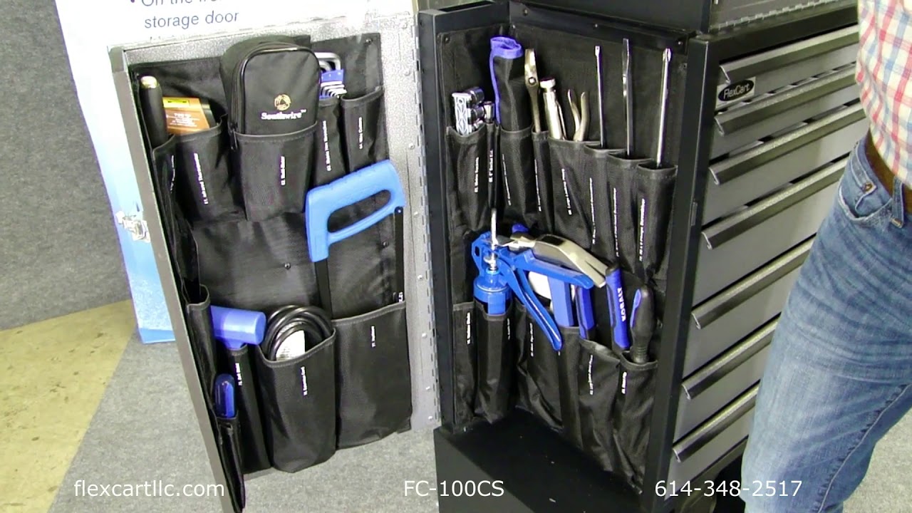 FlexCart FC-100CS Engineering Cart - YouTube