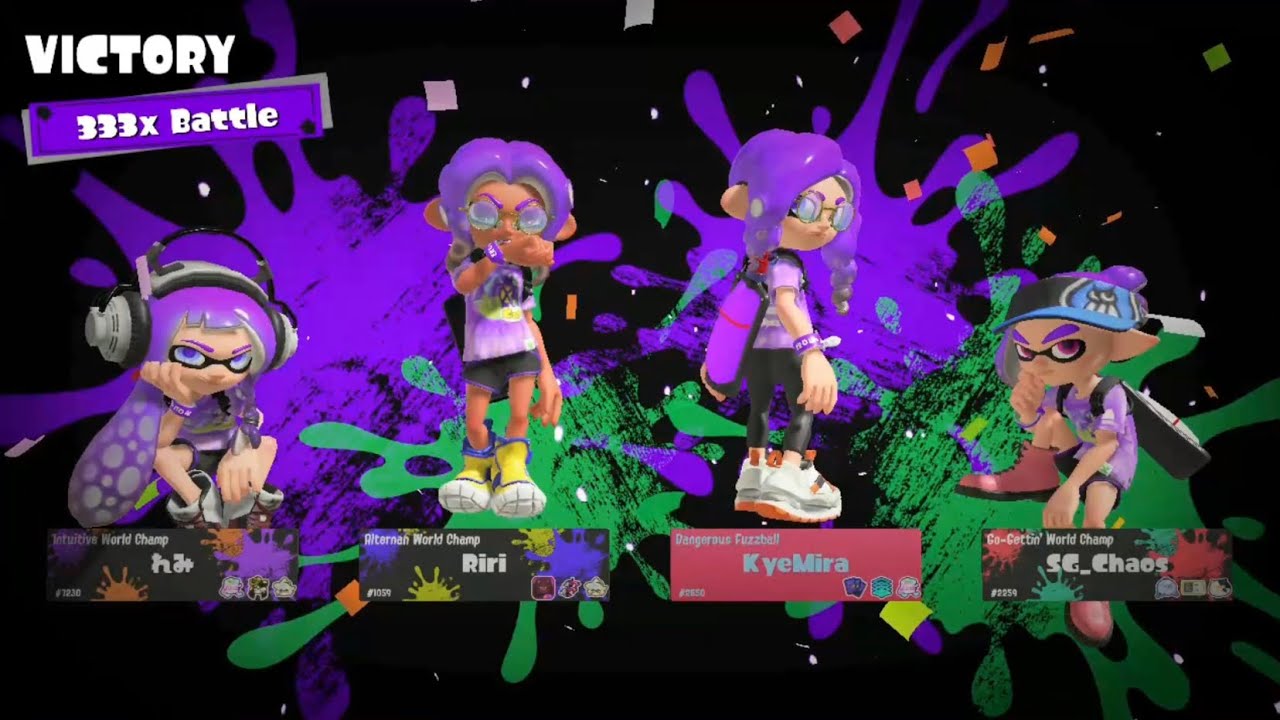 Winning my first 333x battle! | Splatoon 3 - YouTube
