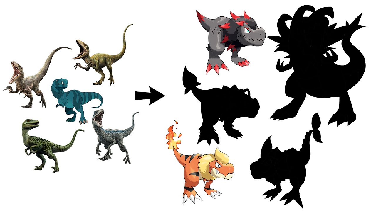 What if Jurassic World Dinosaur were Pokemons? Blue, Charlie, Delta ...