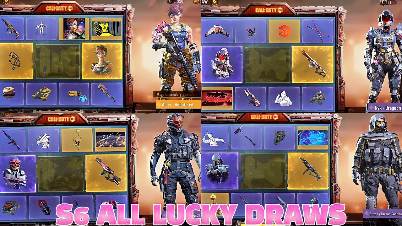 ALL SEASON 6 (2022) LUCKY DRAWS! LEGENDARY ALIAS + KSP 45 DIVINITY ...