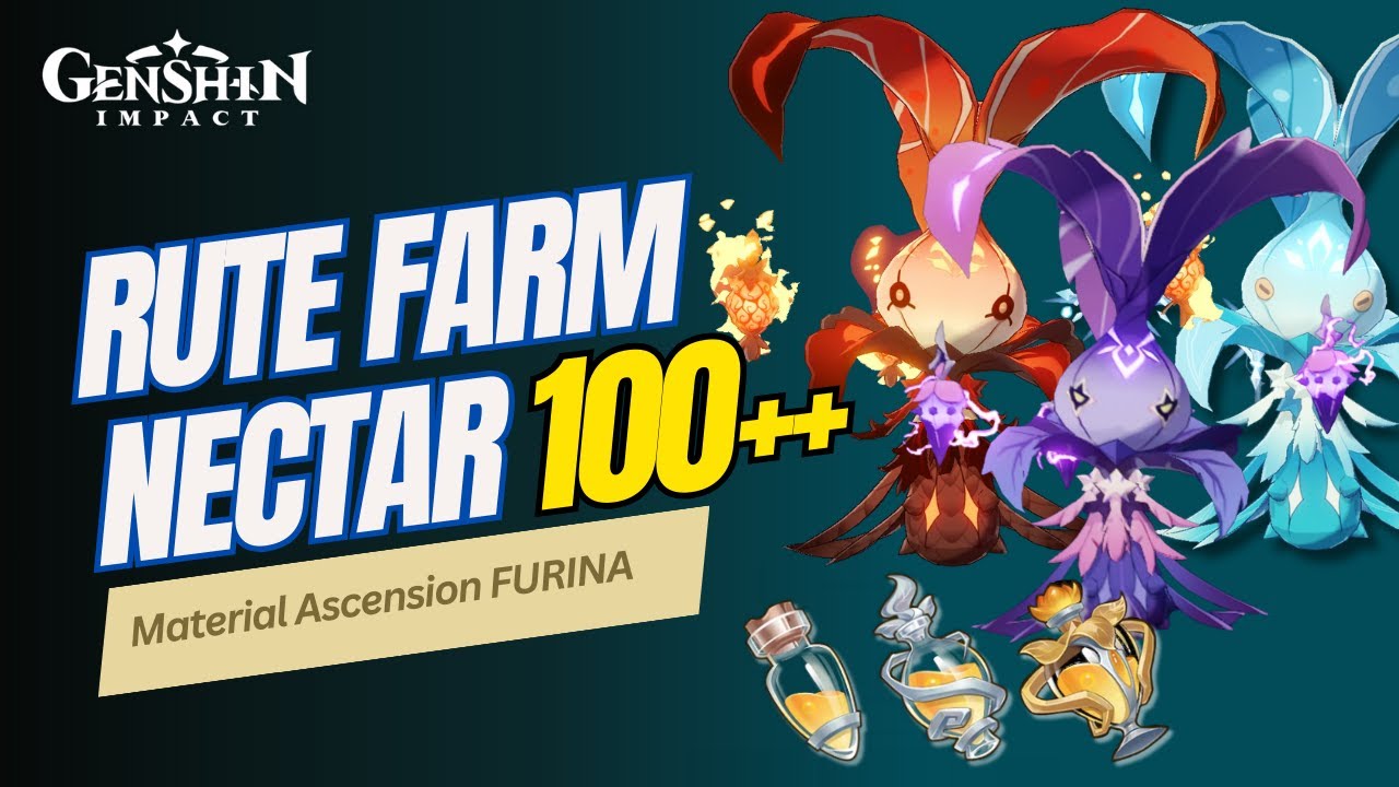 Rute Farm Nectar Untuk Furina | Genshin Impact Indonesia - YouTube