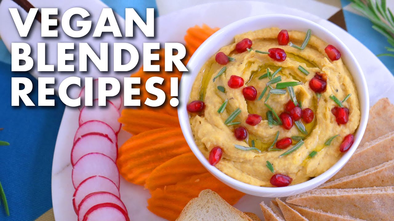 Easy Vegan BLENDER Recipes | NutriBullet Soup, Vegan Smoothie Bowl ...