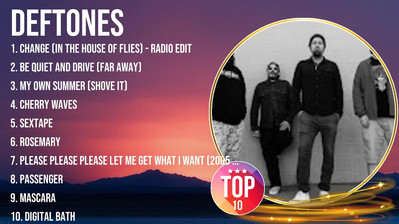 Deftones Greatest Hits ~ Top 100 Artists To Listen in 2023 & 2024 - YouTube