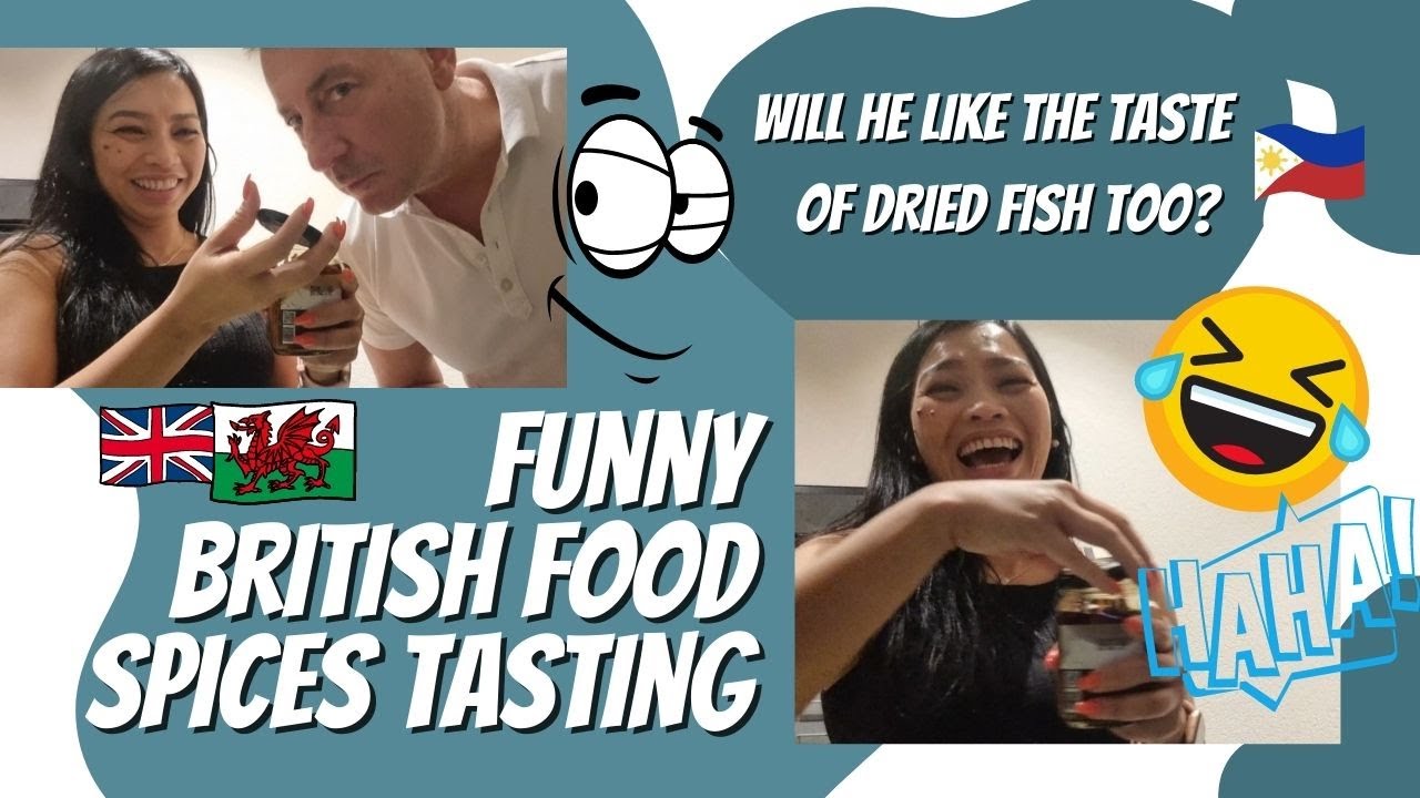 Funny British Food tasting/British Boyfriend trying to eat dried fish ...