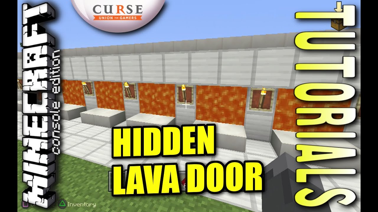 MINECRAFT - PS4 - SECRET LAVA ENTRANCE - HOW TO - TUTORIAL ( PS3 / XBOX ...