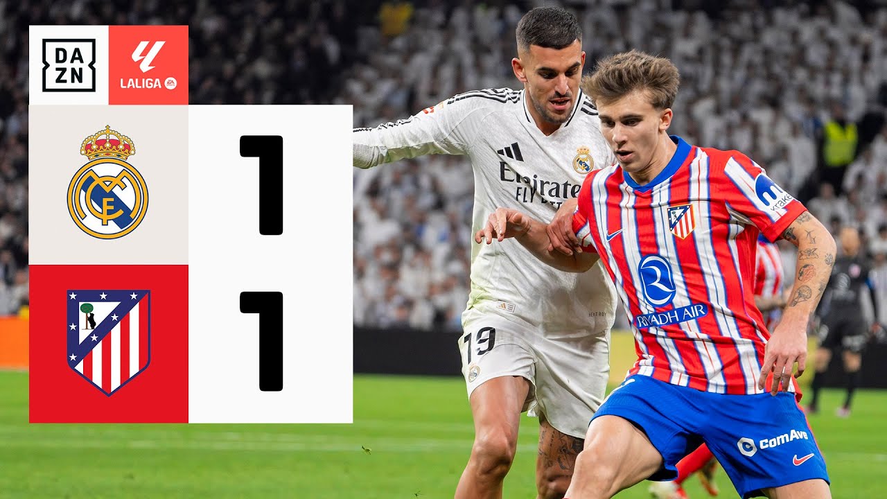 Real Madrid vs Atlético de Madrid (1-1) | Resumen y goles | Highlights ...