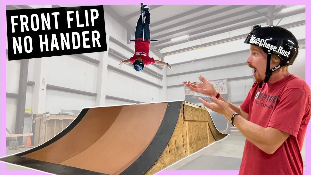 Today I Learned HOW TO FRONT FLIP TUCK NO HANDER - YouTube