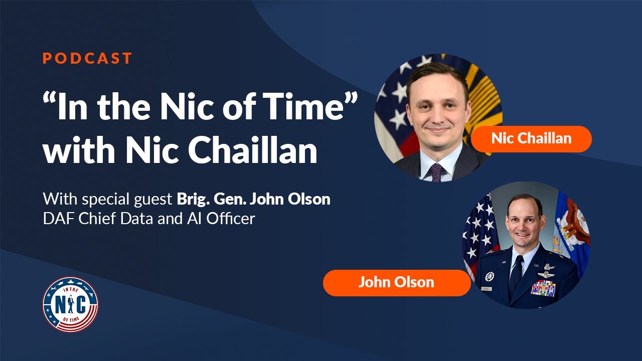 Meet Brig. Gen. John Olson, DAF Chief Data and AI Officer - YouTube
